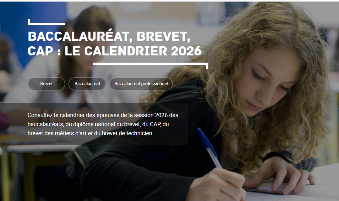 BAC ET BREVET : Le calendrier 2026 – Lycée Jean Racine